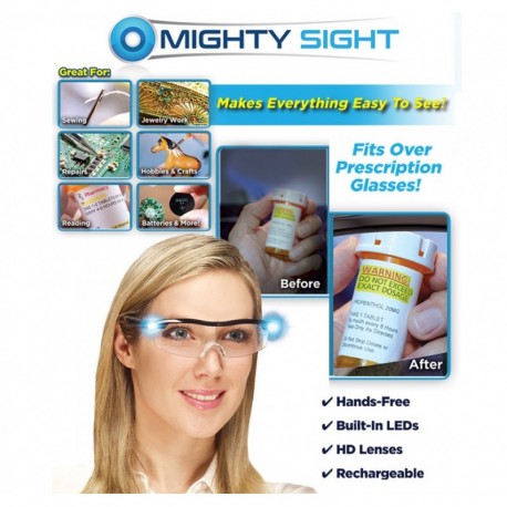 Zväčšovacie okuliare s LED svetlom - NAAU SK